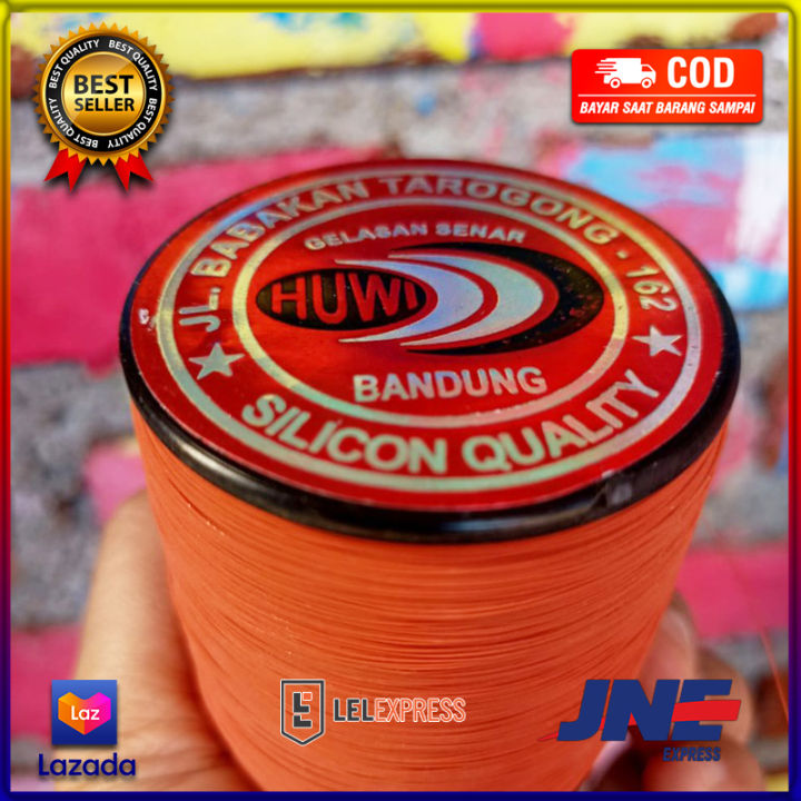 GELASAN HUWI STICKER MERAH / 2000 YARD / ORIGINAL 100% | Lazada Indonesia