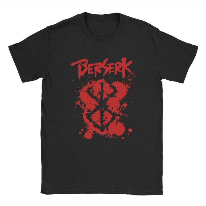 New เสื้อยืดผ้าฝ้ายพรีเมี่ยม ใหม่ เสื้อยืด ผ้าฝ้าย พิมพ์ลาย Berserk ...