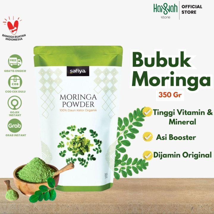 Bubuk Daun Kelor Safiya 350 Gram Powder Moringa Original Safiya Herbal | Lazada Indonesia