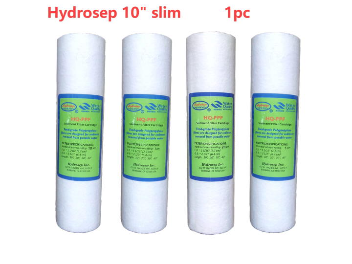 Hydrosep Sediment Filter 10" SL 1mic,5mic,10mic & 20mic (1 piece ...