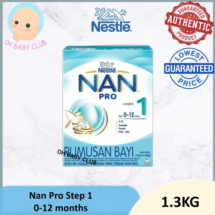 Nestle Nan Pro Stage 1 (1.3kg) | Lazada
