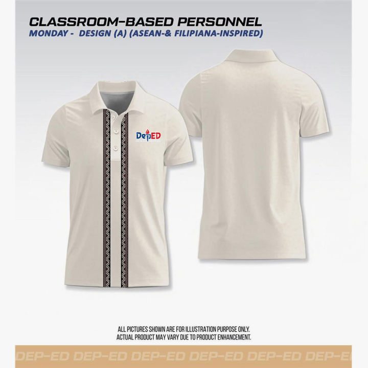 Filipiniana New Deped Uniform 2025 Casual Uniforms Deped 2025 Polo And ...