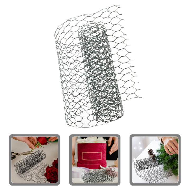 Eshopdeal 1 Roll Flower Wire Mesh Net Sturdy Iron Wire Netting Floral ...