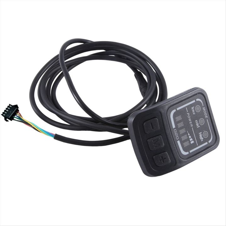 Electric Bicycle Display G20 LCD Display Control 24V 36V 48V Speed Meter Speedometer Wired SM ...
