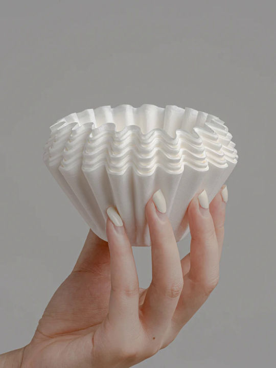 TIMEMORE 1-2Cups Paper Filter #155 Pour Over Coffee Filter Papers 50 ...