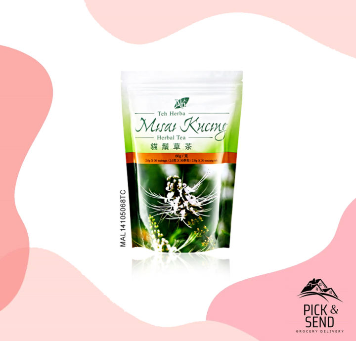 Nn Misai Kucing Herbal Tea (2g x 30 sackets) - 34264 | Lazada