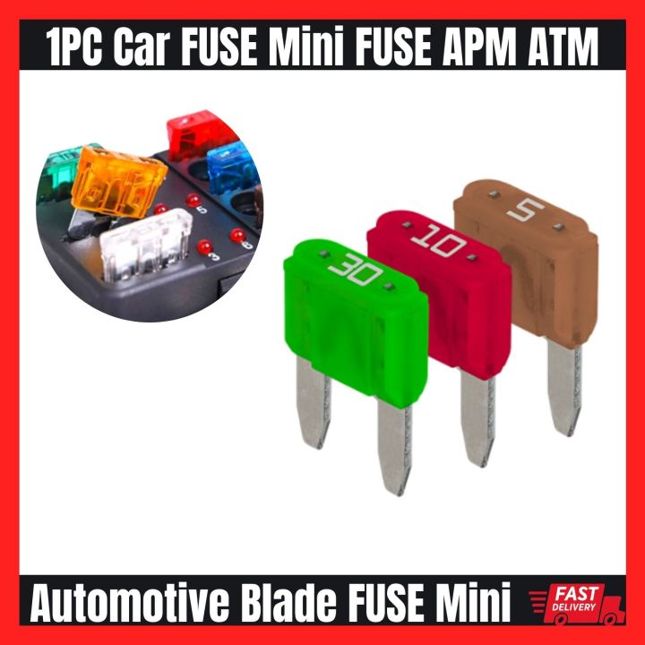 1PC Car Automotive Blade FUSE Mini FUSE APM ATM | Lazada PH