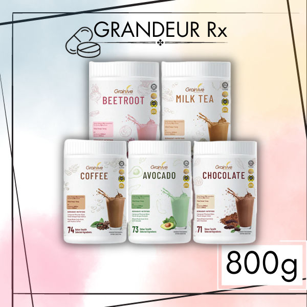 Grainlive Meal Replacement Beetroot Avocado Coffee Chocolate Milk Tea ...