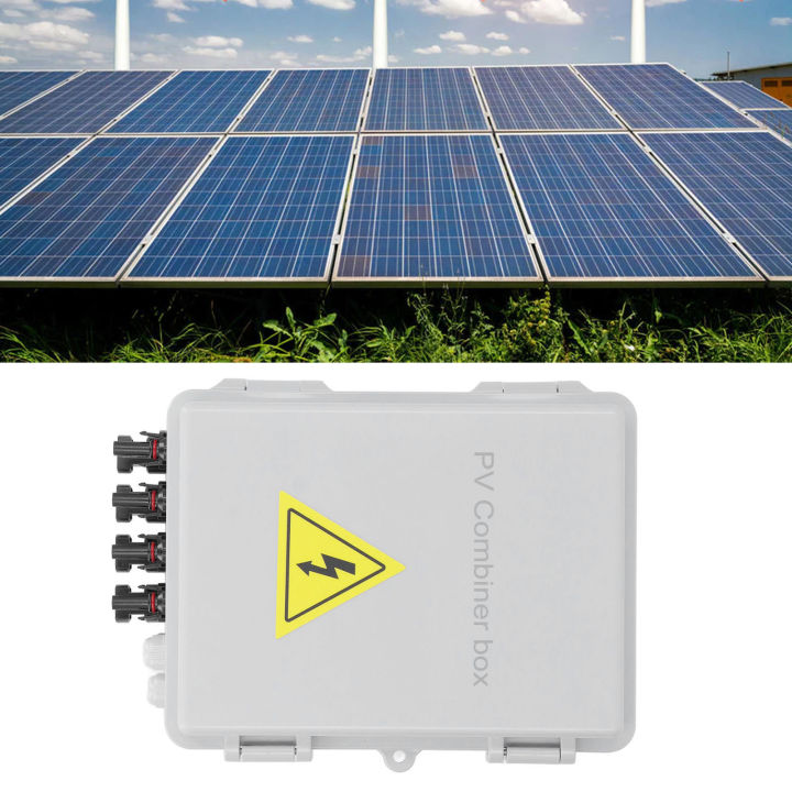 #new pro# Solar Combiner Box 4 String PV Combiner Box IP65 Waterproof ...