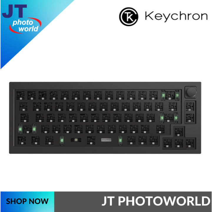 Keychron Q2 Wired Custom Mechanical Keyboard BAREBONE KNOB VERSION (B1 ...