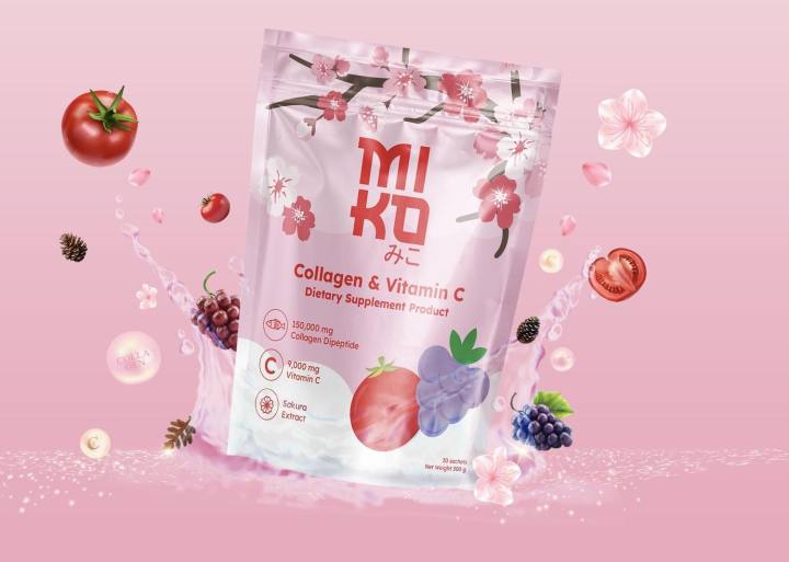 🌸MIKO Collagen & Vitamin C🌸 มิโกะคอลลาเจน (1 ห่อ 30 ซอง ) | Lazada.co.th