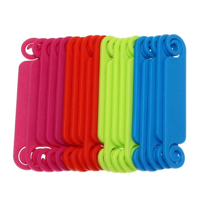 20Pcs Cable Tags Multicolor Cable Management Labels Writable Cable Tags ...