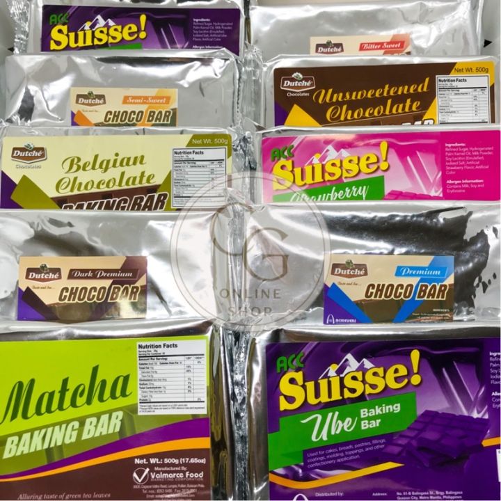 Dutché Chocolate Bar 500grams (Pls. read description)♩ | Lazada PH