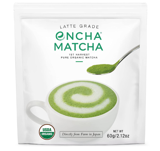 Encha Latte Grade First Harvest Organic Matcha (USDA Organic ...