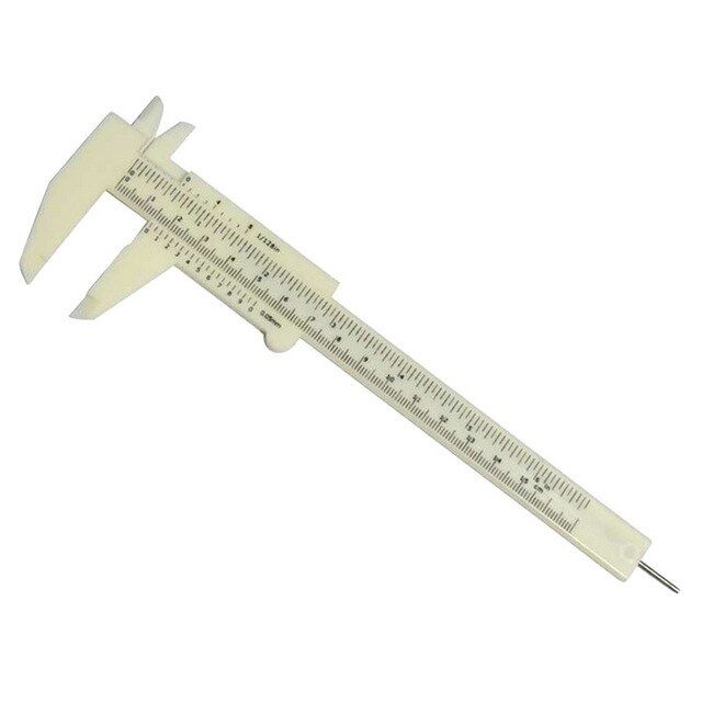 【Worth-Buy】 0-80mm/150mm 0.5mm Vernier Caliper Double Scale Plastic ...