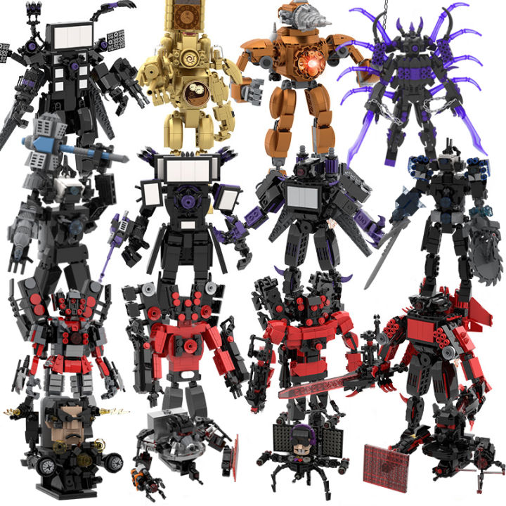 ตัวต่อ ทีวีแมน titan camera man titan tv man ไททัน Speakerman โมเดล ชุด ...