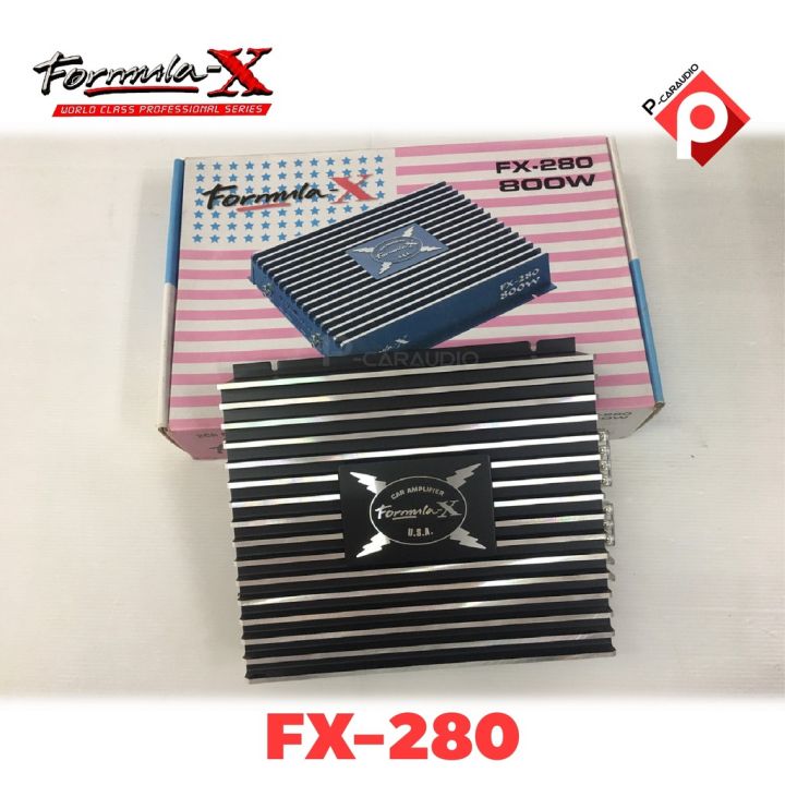FORMULA-X รุ่น FX-280 (800W) เพาเวอร์แอมป์รถยนค์ 2 channel ออกแบบซิ้งค์ ...