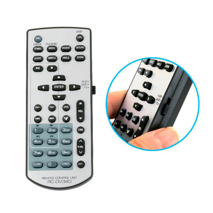 NEW RC-DV340 Remote Control Replace for KENWOOD Car Audio/Stereo System ... NEW RC-DV340 Remote Control Replace for KENWOOD Car Audio/Stereo System ...