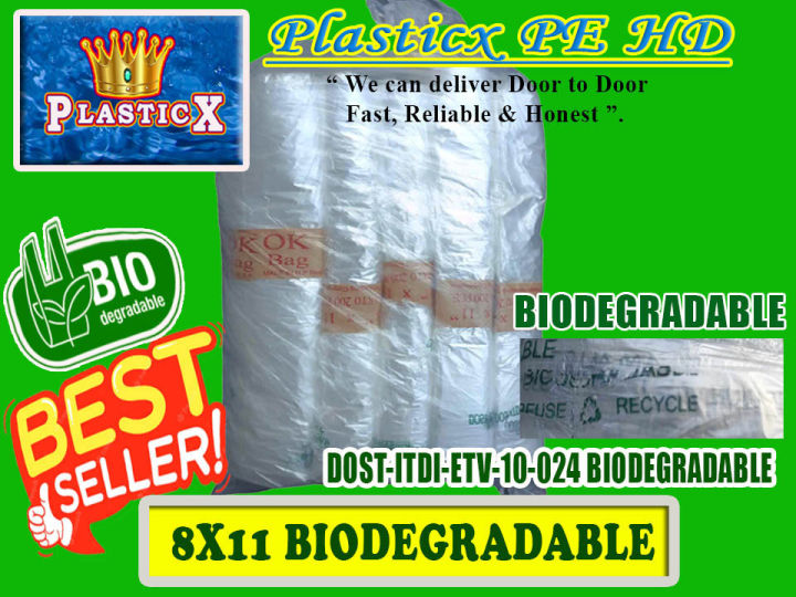 8X11 BIODEGRADABLE PLASTIC LABO 1000 PCS WITH DOST BIODEGRADABLE PRINT ...