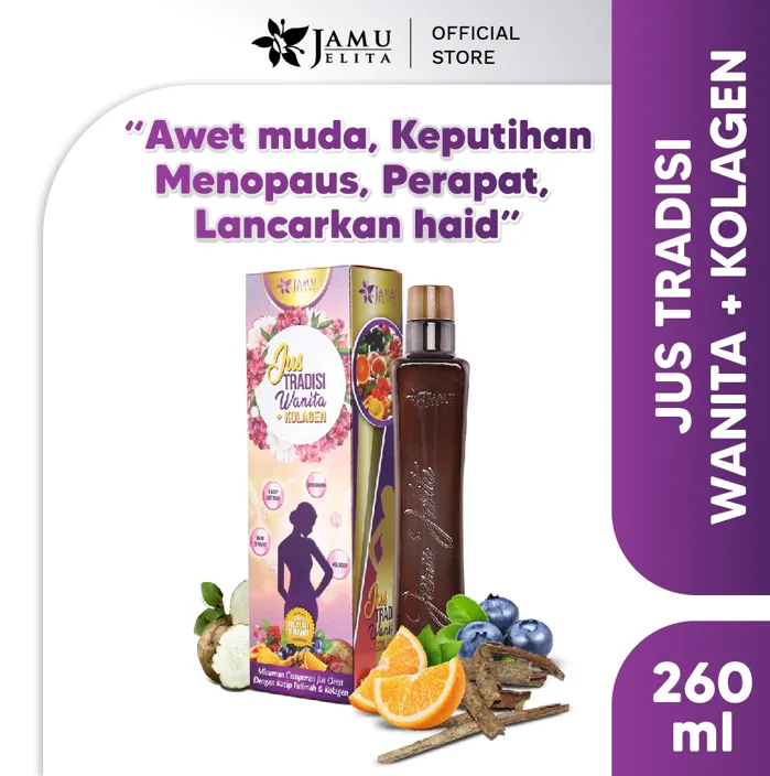 {100% Original] Jamu Jelita Jus Tradisi Wanita 260ml/ Tradisi Wanita ...