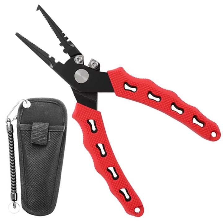 【Life and Movement】Fishing Tackle Fishing Pliers Stainless Steel Clamp ...