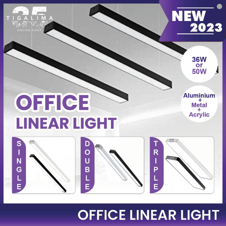 Office Linear Light LED Office Pendant Light Lamp T8 LED Tube Fixtures ...