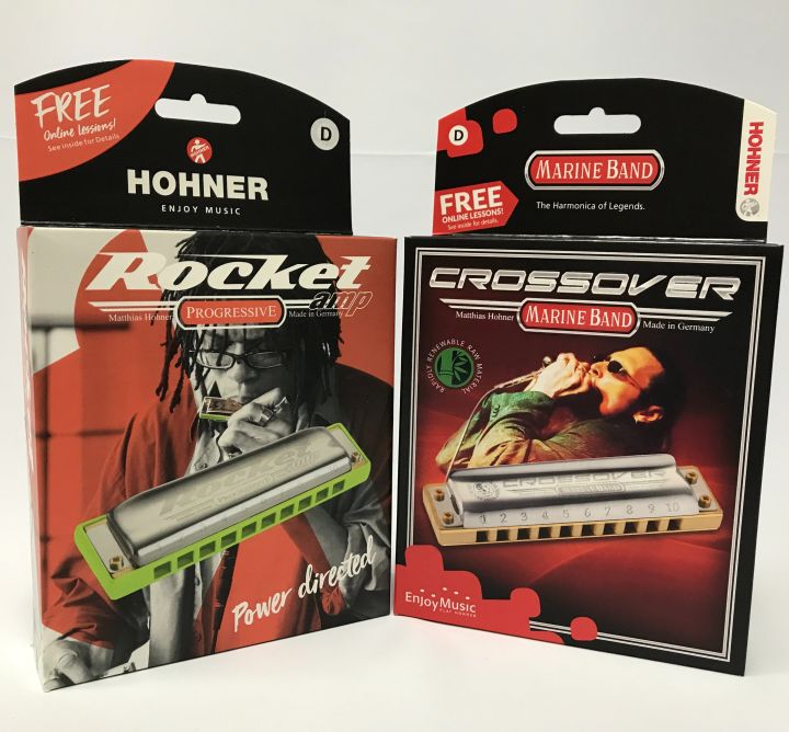 Harmonica (Hohner Rocket Amp D & MB Crossover D Major Key) | Lazada ...