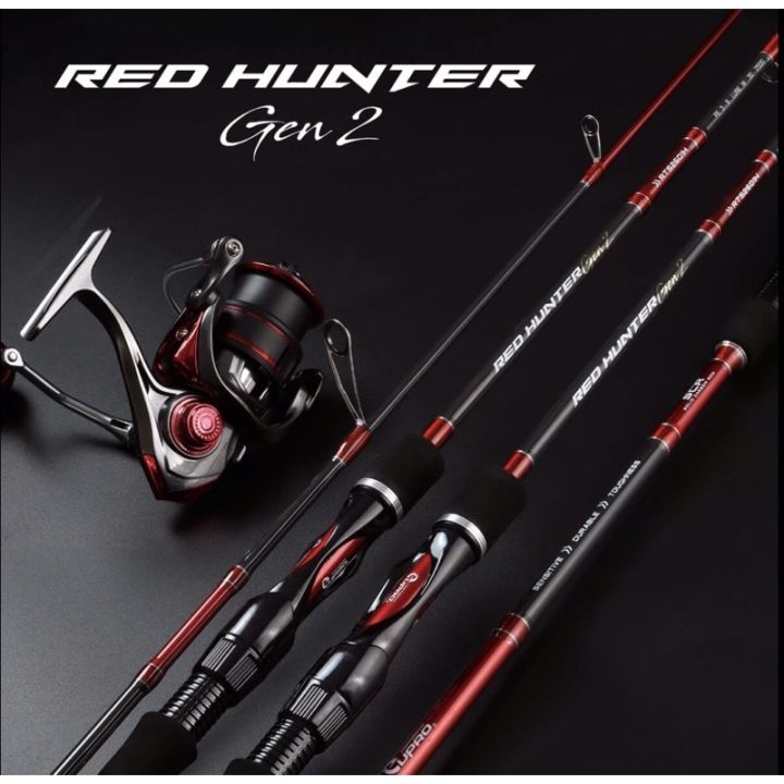 EUPRO RED HUNTER GEN V2 SPINNING ROD | Lazada