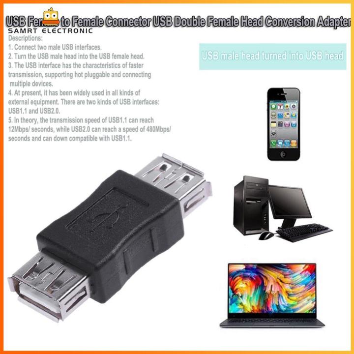 【New Arrival】USB Female to Female Connector USB Double Female Head ...