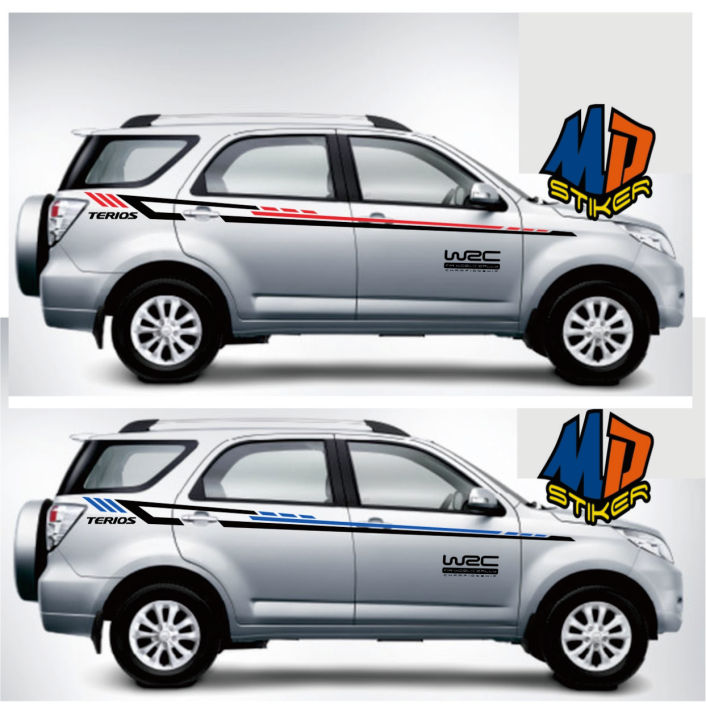 Stiker Mobil terios Sticker Cutting rush lis variasi ertiga sigra calya ...