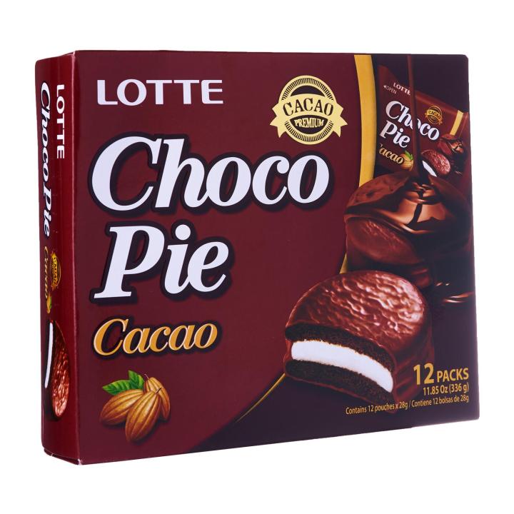 Lotte Choco Pie Cacao Pies (12 Pieces) | Lazada Singapore