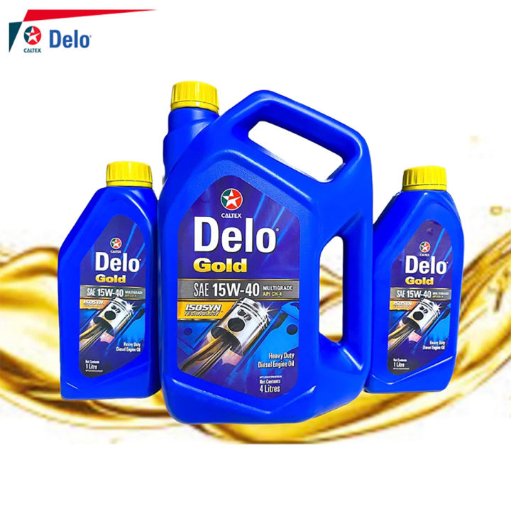 Caltex Delo Gold SAE 15w40 Grade Diesel Engine Oil 1-4 Liters | Lazada PH