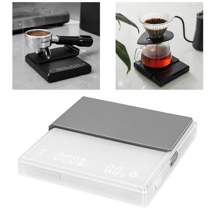 [LAOZHANGMALL]Coffee Scale Smart Mode Charging Electronic Coffee Scale ...