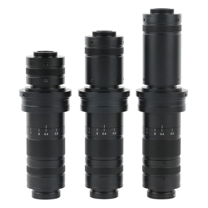 400X 600X 800X 0.4X-8X Adjustable Magnification C Mount Zoom Lens 0.5X ...