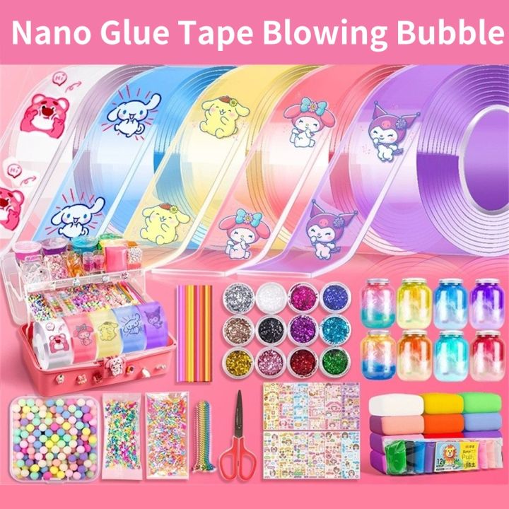 Homen Nano Glue Blowing Bubble Full Set Double-sided Nano Tape ...