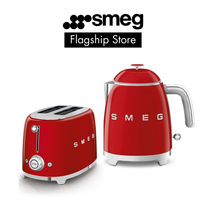 SMEG Mini Breakfast Set, 2-Slice Toaster & 0.8L Kettle, Available in 7 ...