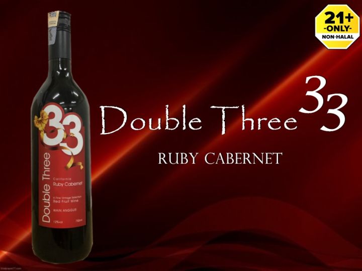 Double Three Ruby Cabernet 750ml | Lazada