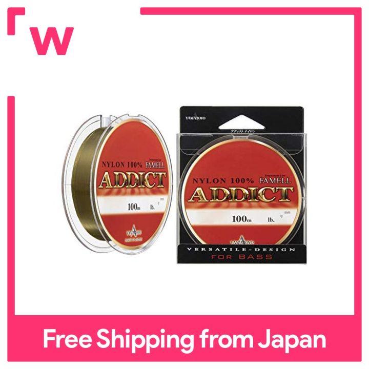 YAMATOYO TEGSU (YAMATOYO) Nylon Line Famel Addict 100m 4.0 16lb Titanium Gold | Lazada PH