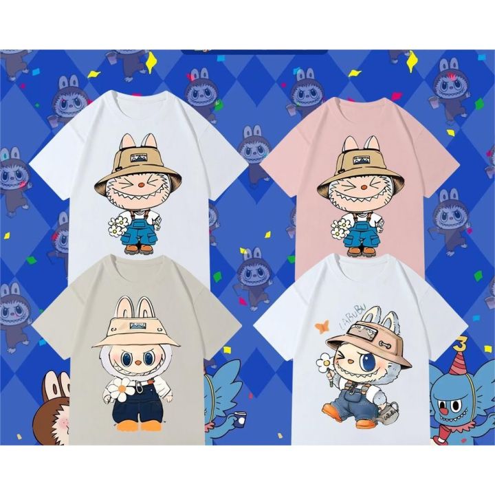 Thailand NEWTrendSir Cotton T-shirt labubu macaron popmart | Lazada