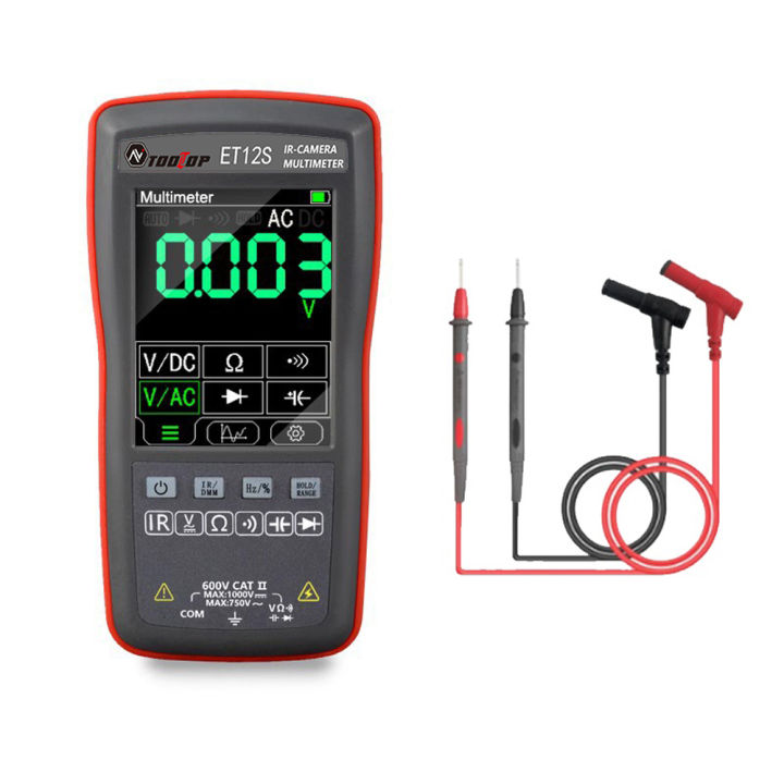 Smart Sensor 2in1 Digital Thermal Imager Multimeter 2.8inch Color ...