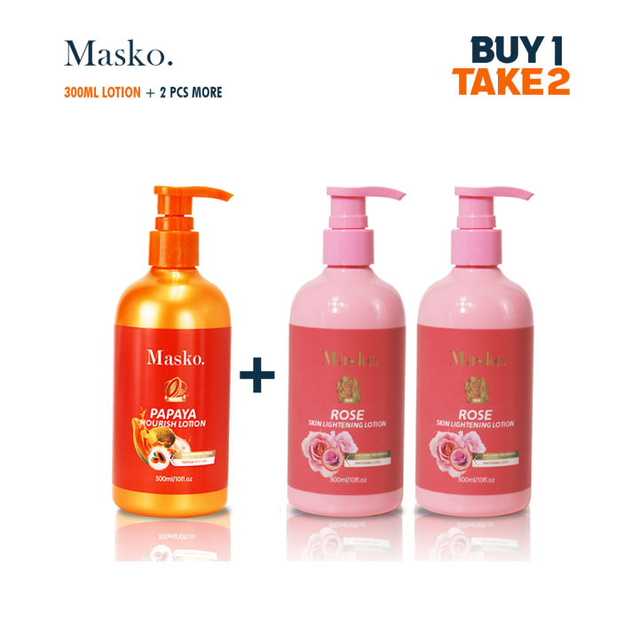 MASKO. Buy 1 Take 2 Moisturizing Brightening Hand & Body Lotion 300ml ...