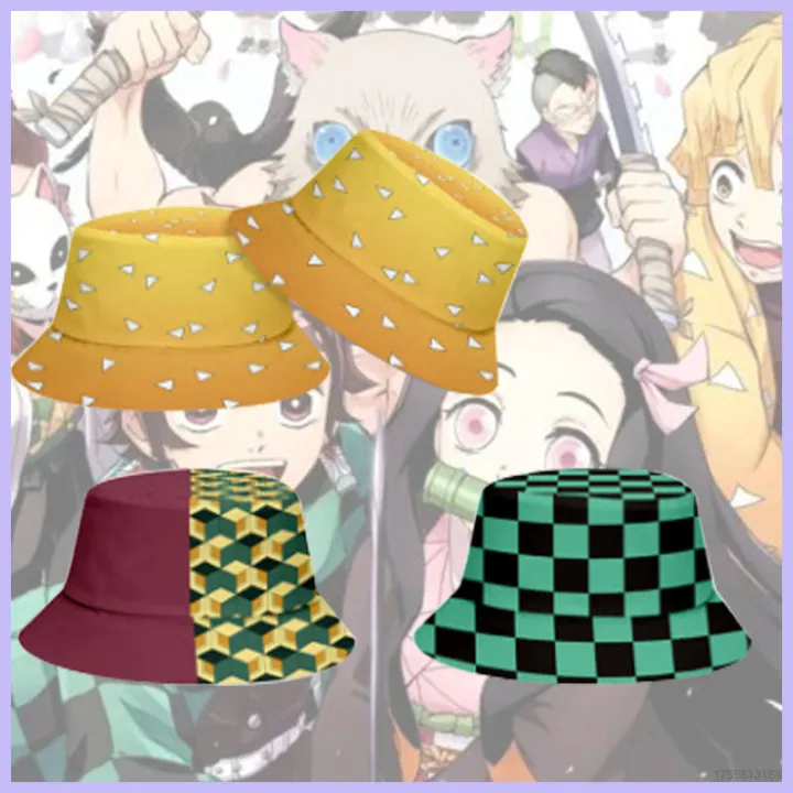 clu Demon Slayer Cosplay Fisherman's Hat Sun Protection Shade Flat Top ...