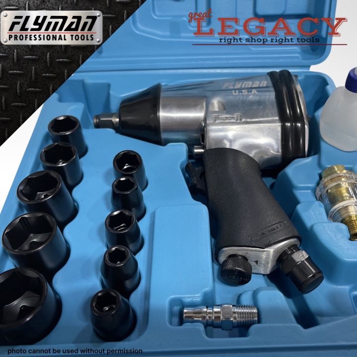 ORIGINAL Flyman USA Air Impact/Pneumatic Impact Wrench | Lazada PH