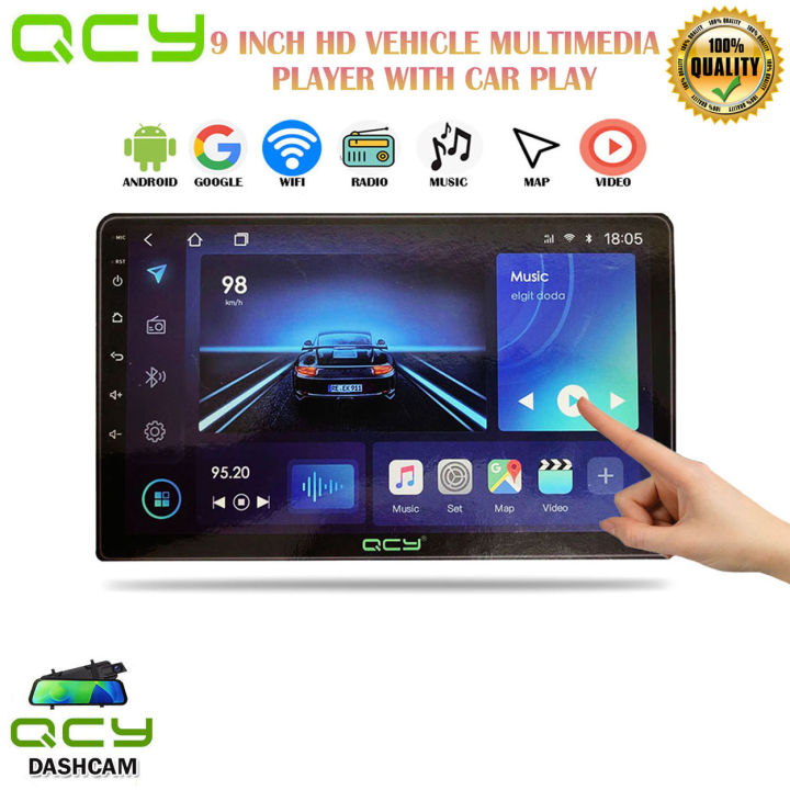 QCY T907 9 INCH Head Unit 2+32gb Anroid 11 HD Vehicle Multimedia Player ...