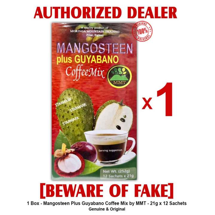 Mangosteen Guyabano Coffee Mix by MMT ( RED BOX ) Golden Mangosteen ...