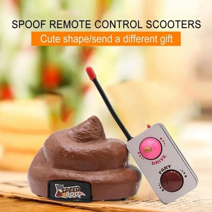CUFF 360 Rotating Remote Control Poop Simulation Fart Sound Poop Trick ...