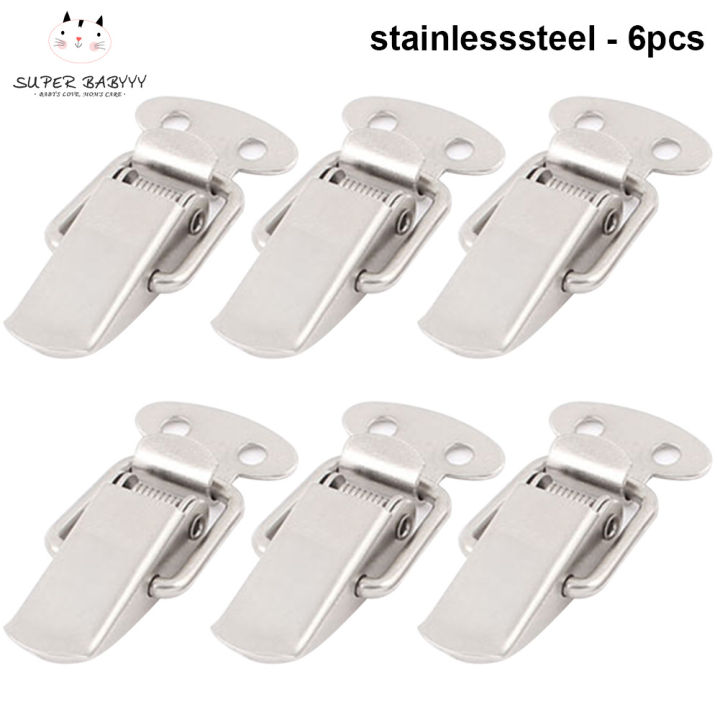 SBY 6Pcs Spring Loaded Suitcase Chest Tool Box Locking Toggle Latch ...