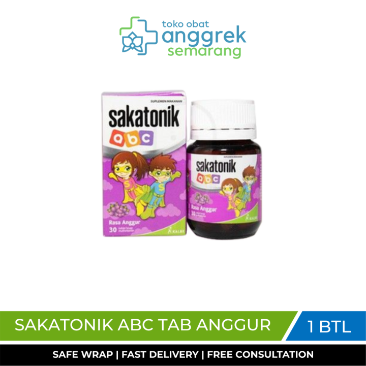 Sakatonik ABC Anggur 30 Tablet/ MULTIVITAMIN ANAK | Lazada Indonesia