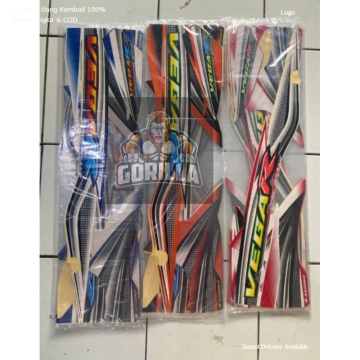 Striping Yamaha Vega r 2005 biru putih setandar original motor | Lazada ...