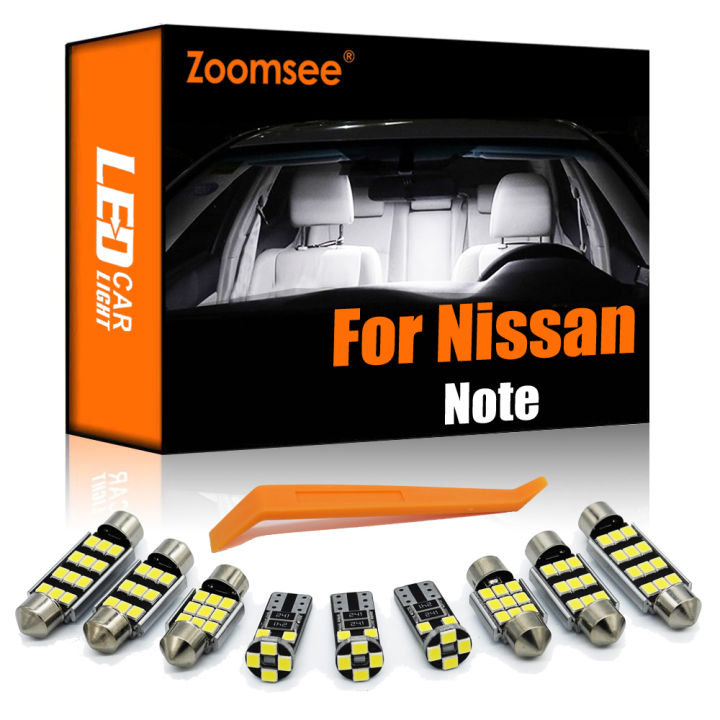 Zoomsee ภายใน LED Light Kit สำหรับ Nissan Note E11 E12 E13 2005-2017 2018 2019 2020 2021 2022 ...